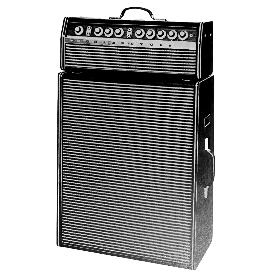 1742 "Reverbmaster Series" Piggy Back Amplifier – Goldentone Australia